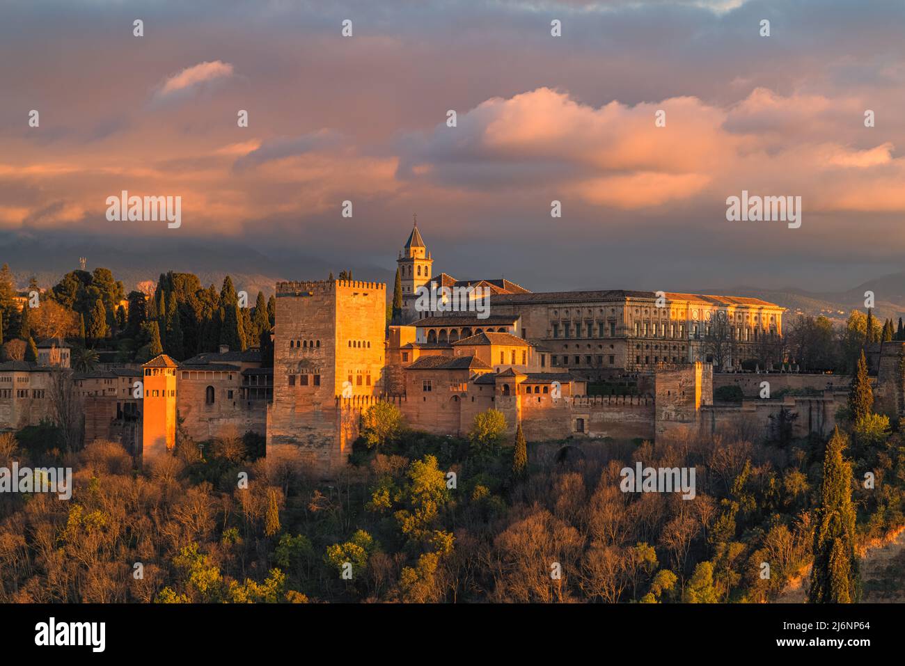 The Alhambra is a palace and fortress complex located in Granada ...