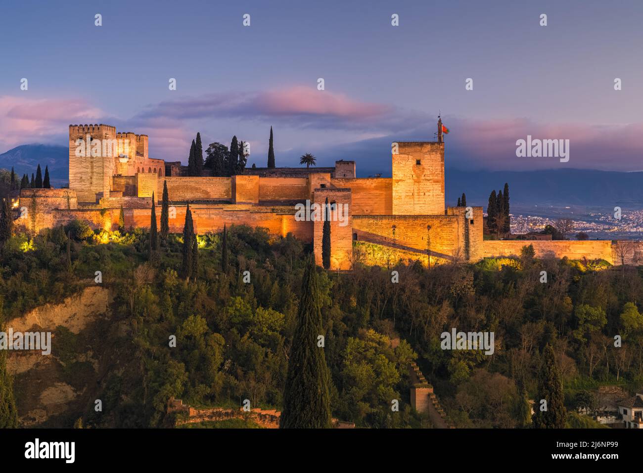 The Alhambra is a palace and fortress complex located in Granada ...