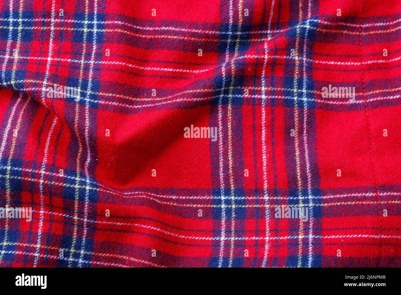 Traditional checkered christmas fabric. Graphic resources Stock Photo ...