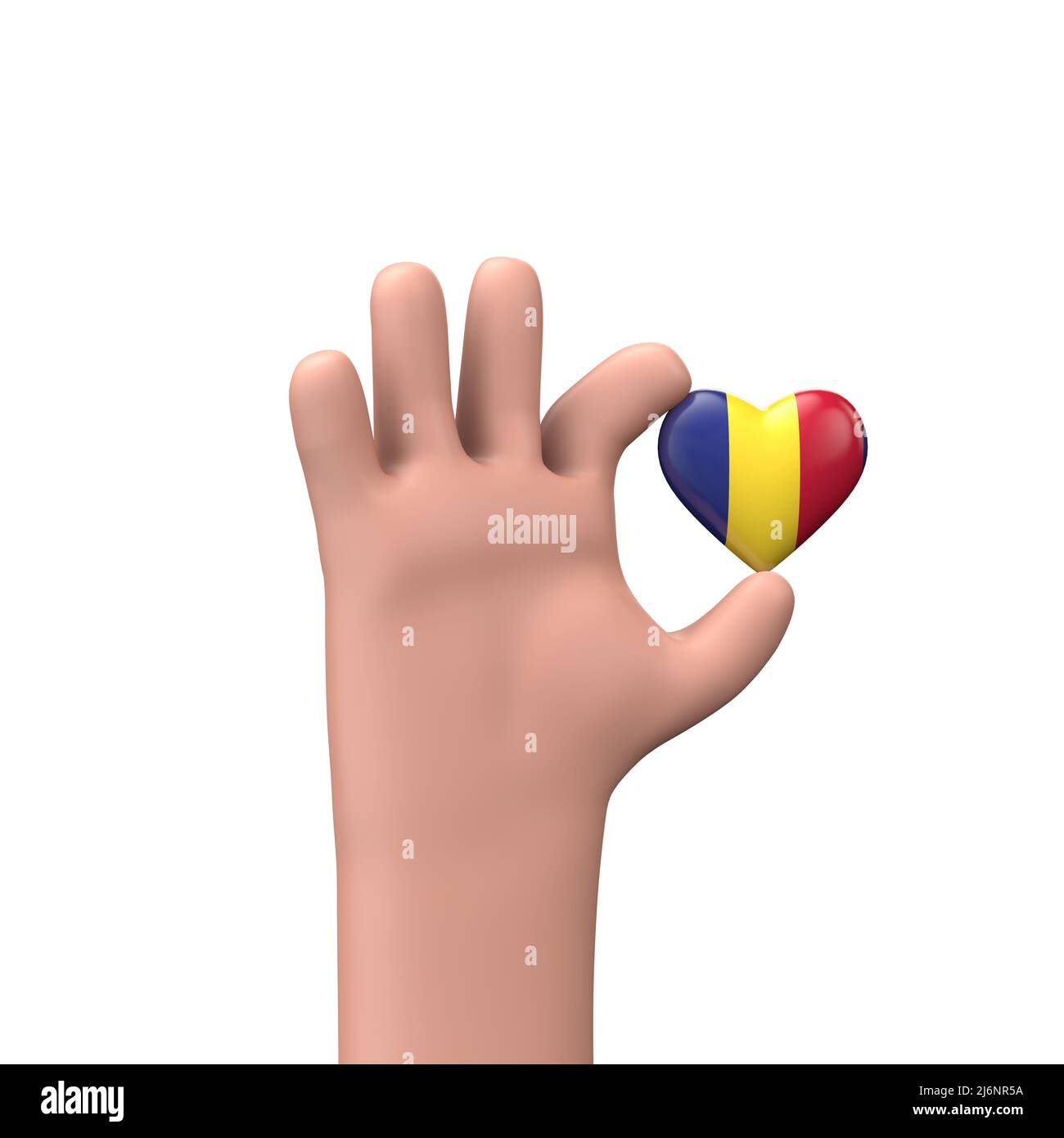 Love romania symbol heart flag hi-res stock photography and images - Alamy