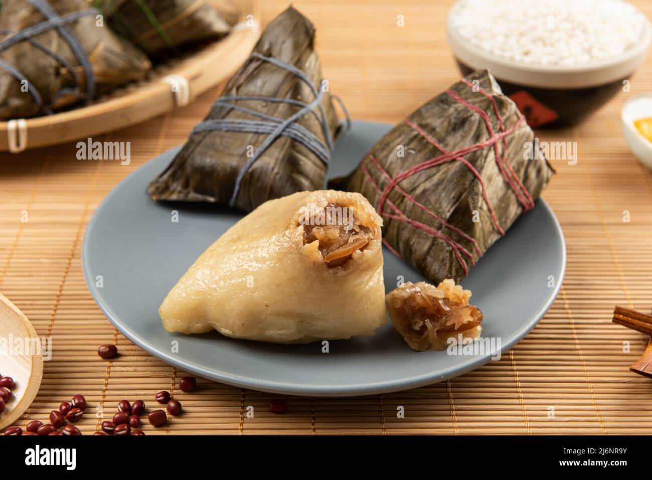 Dragon Boat Festival Chinese rice dumpling zongzi Stock Photo - Alamy