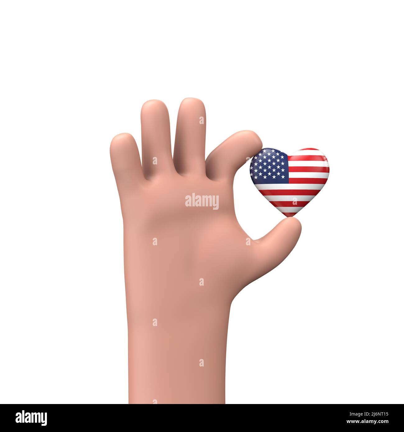 Flag usa heart hi-res stock photography and images - Alamy