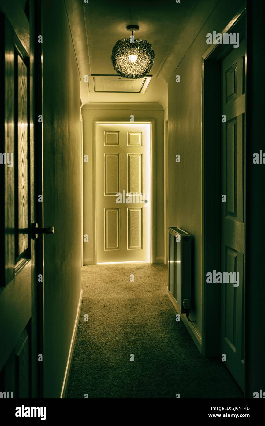 Partially opened door hi-res stock photography and images - Alamy