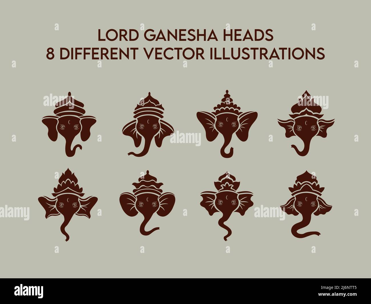 Indian lord ganesh Stock Vector Images - Alamy