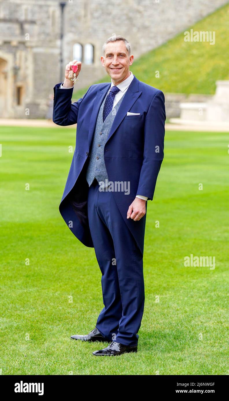 Stephen Parry with their MBE (Member of the Order of the British Empire ...