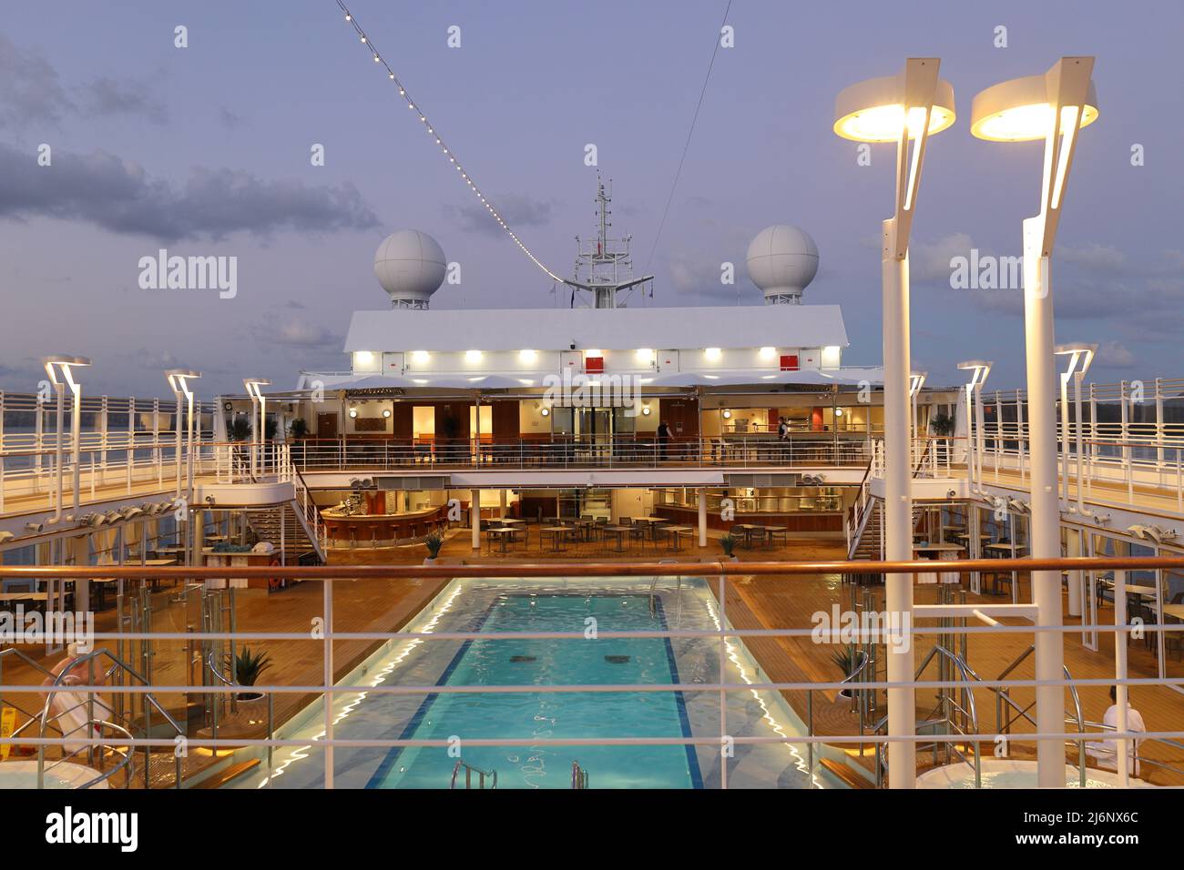 Moon pool ship hi-res stock photography and images - Alamy