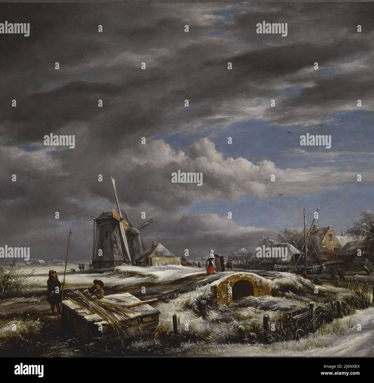 Vintage painting by john constable Stock Photo - Alamy