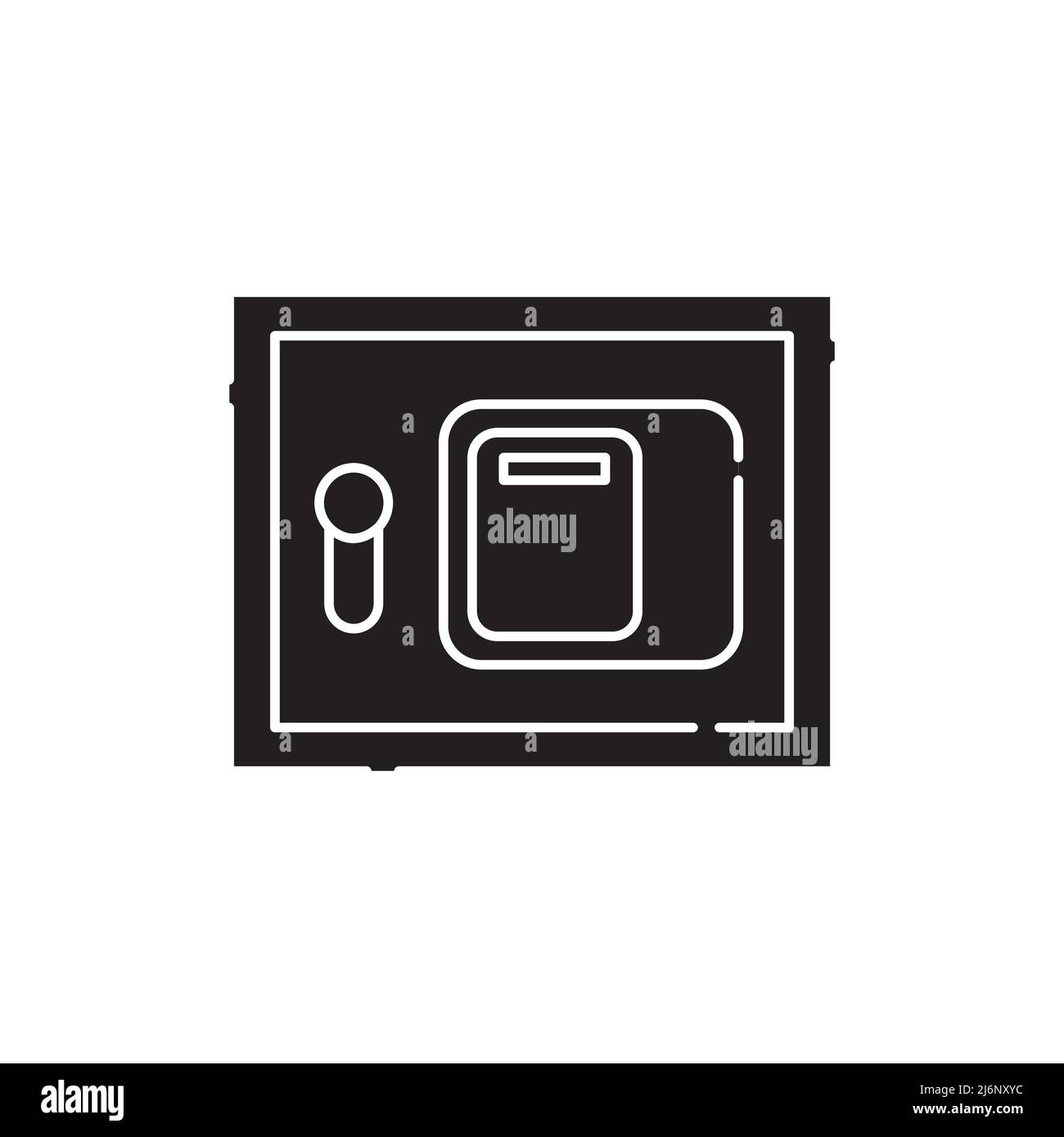 Safe olor line icon. Pictogram for web page, mobile app, promo. UI UX ...