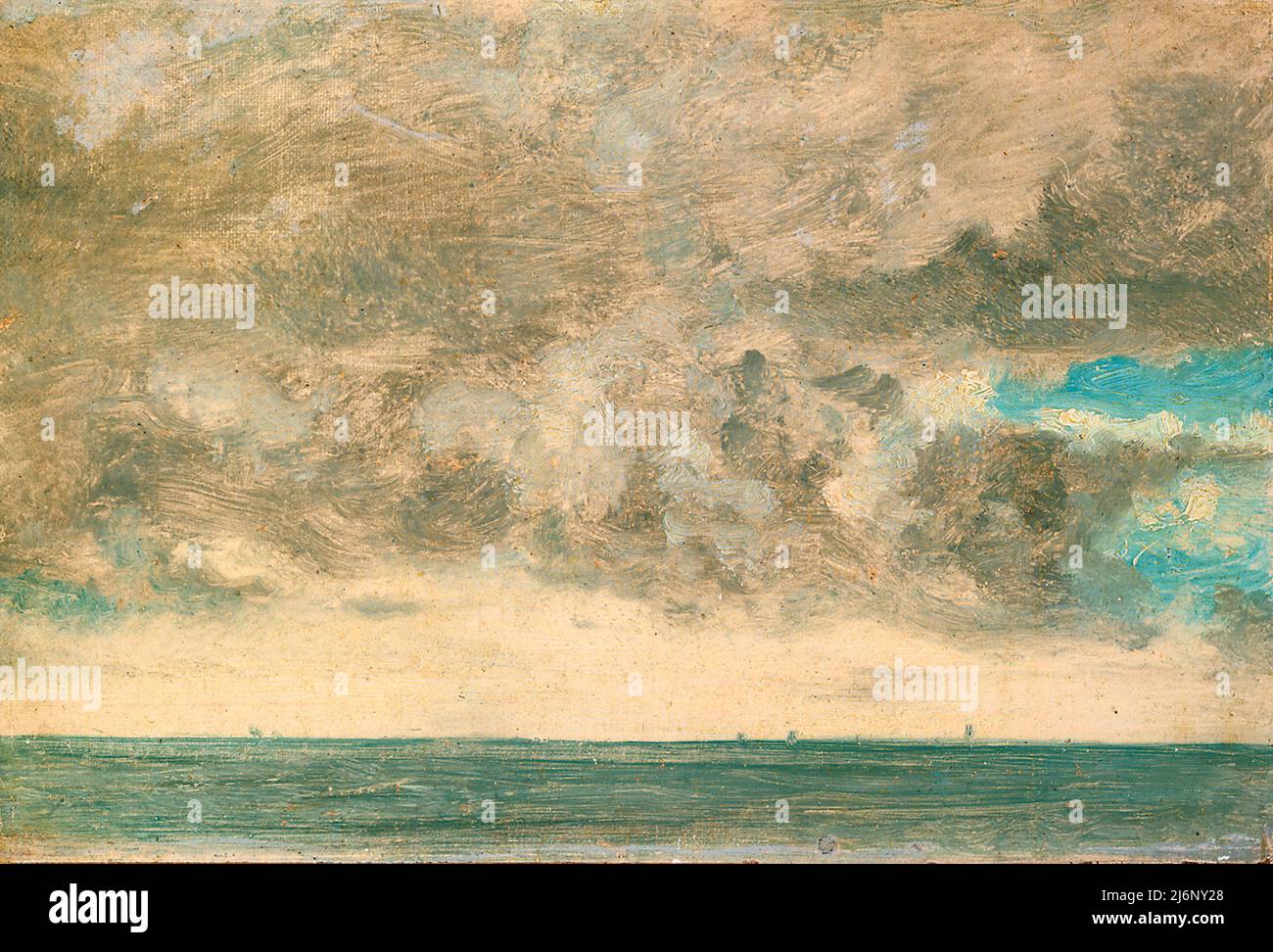 Vintage painting by john constable Stock Photo - Alamy