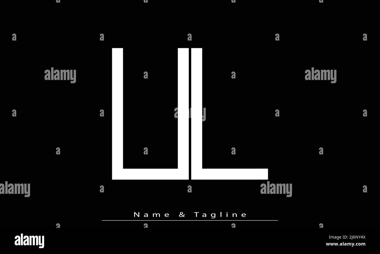 Alphabet letters Initials Monogram logo UL , LU Stock Vector Image ...