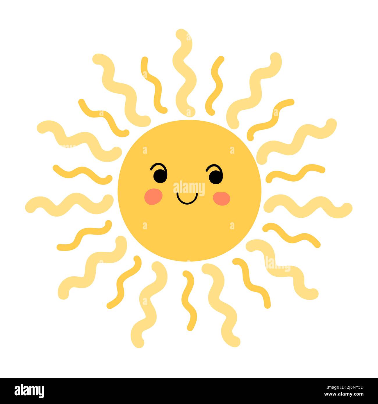 Shining Sun. Smiling smiley face Stock Vector Image & Art - Alamy