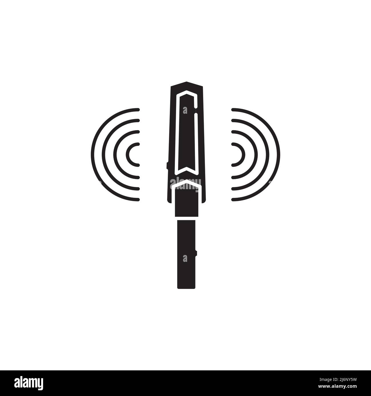 Hand held metal detector Stock Vector Images - Alamy