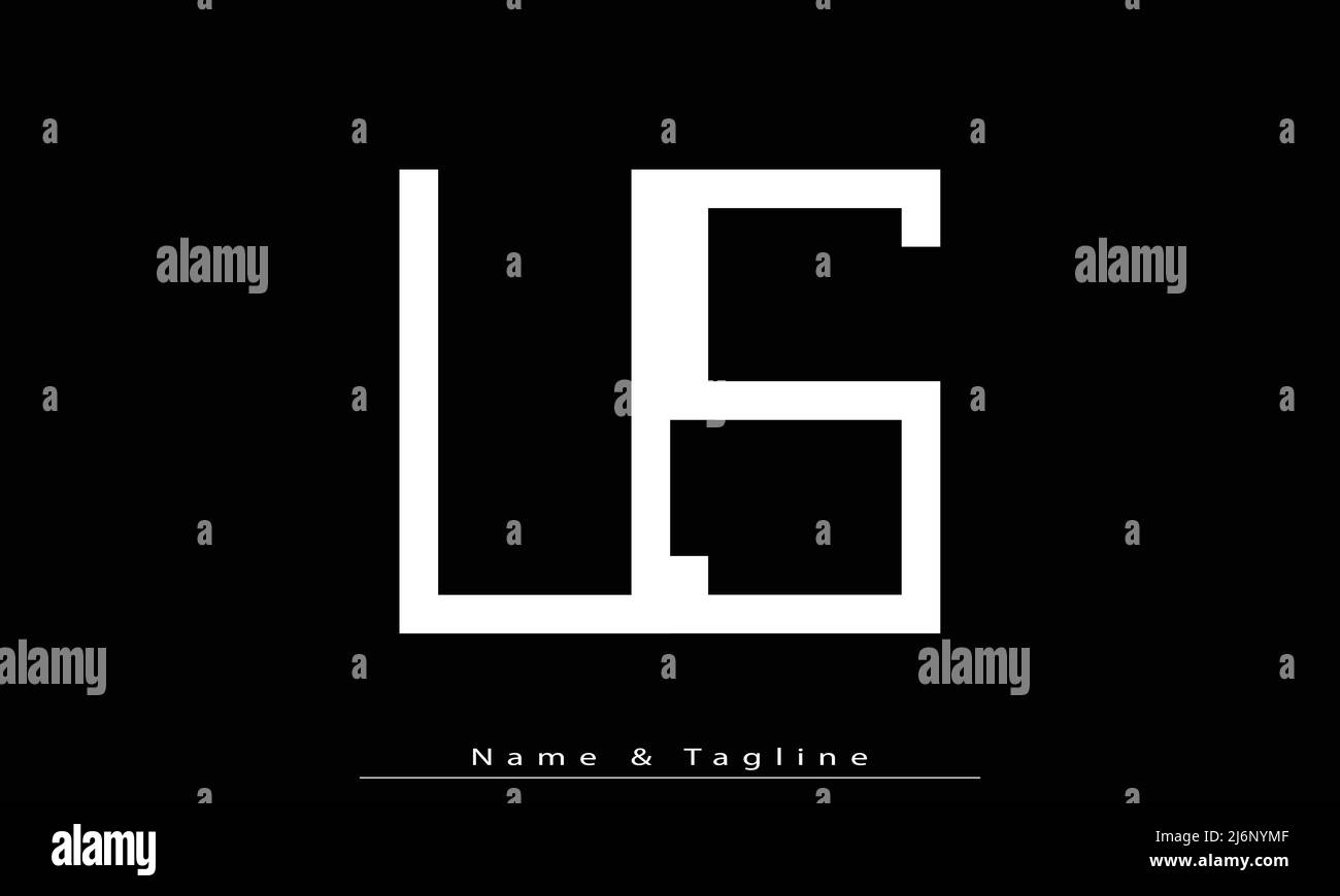 Letter us logo Stock Vector Images - Alamy