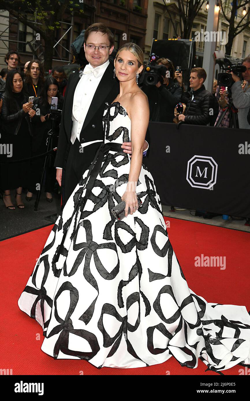 New York, New York, USA. May 2, 2022, Charles Shaffer and wife ...