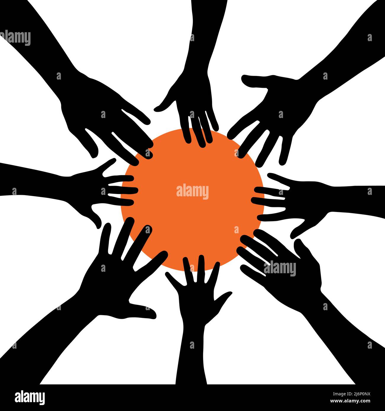 Support gathering Stock Vector Images - Alamy