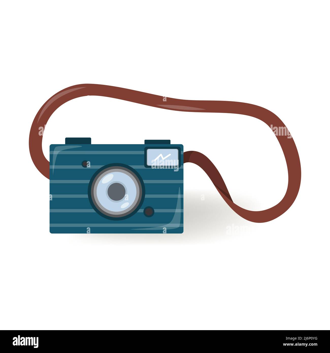 Camera strap isolated on Stock Vector Images - Alamy