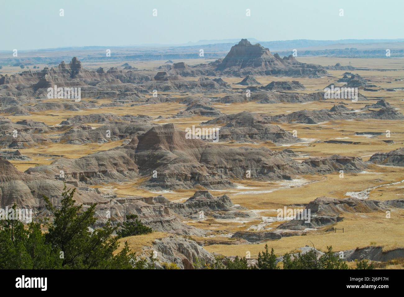 The Classic Landscapes of the USA - The Badlands of Dakota Stock Photo ...