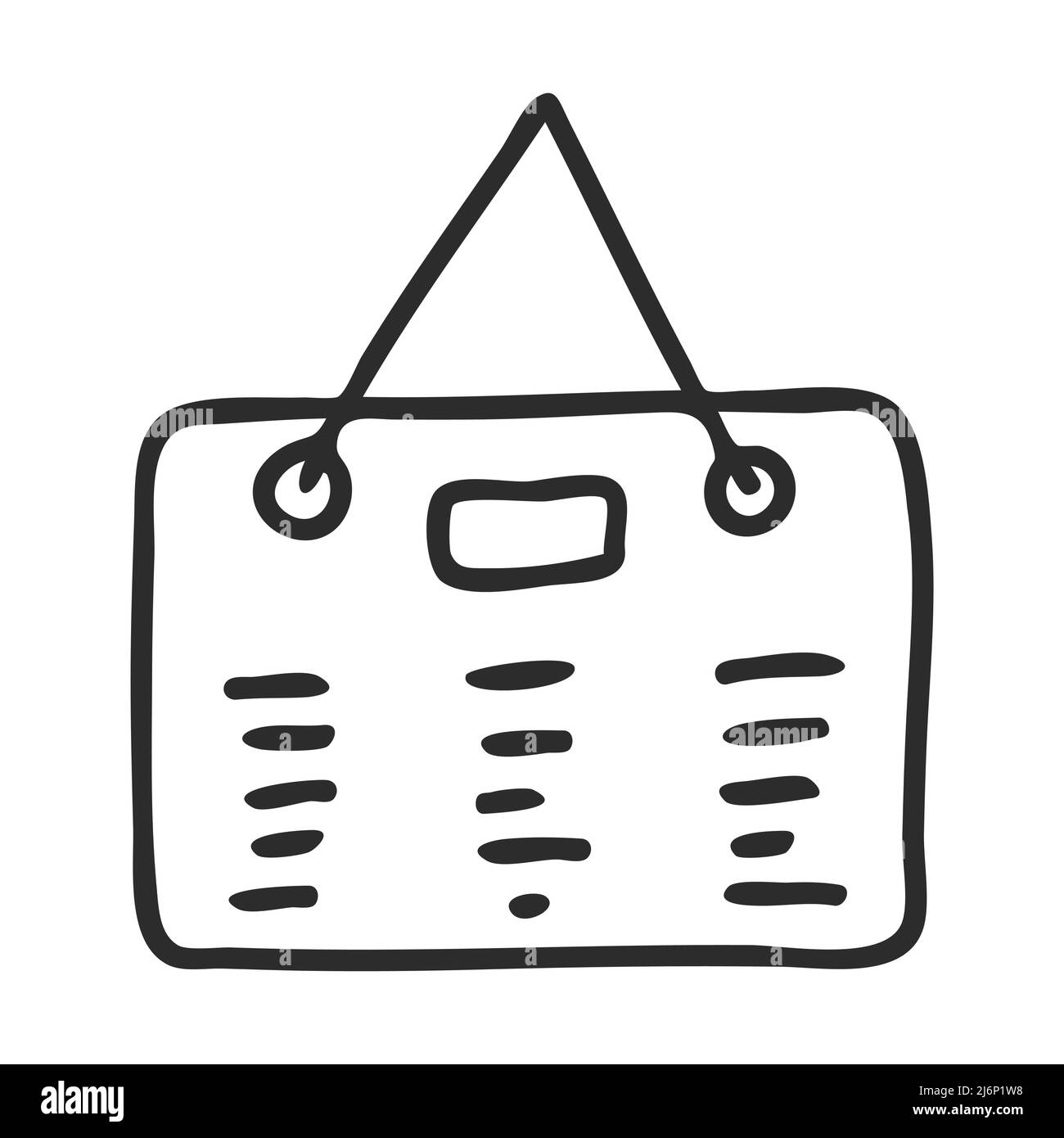 Check list sketch clipboard Cut Out Stock Images & Pictures - Alamy