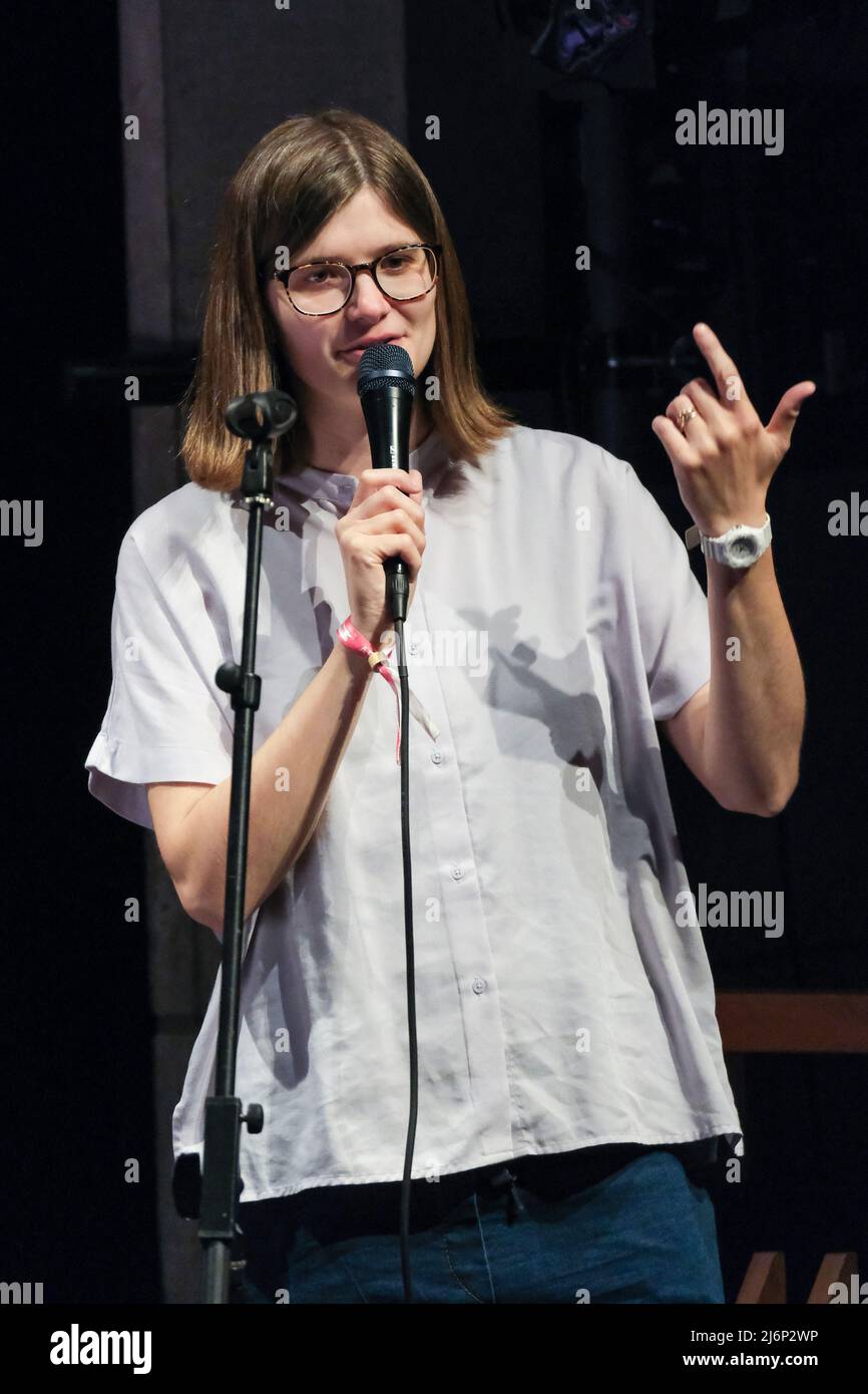 Laura Jurd performing in the Parabola Arts Centre at the Cheltenham ...