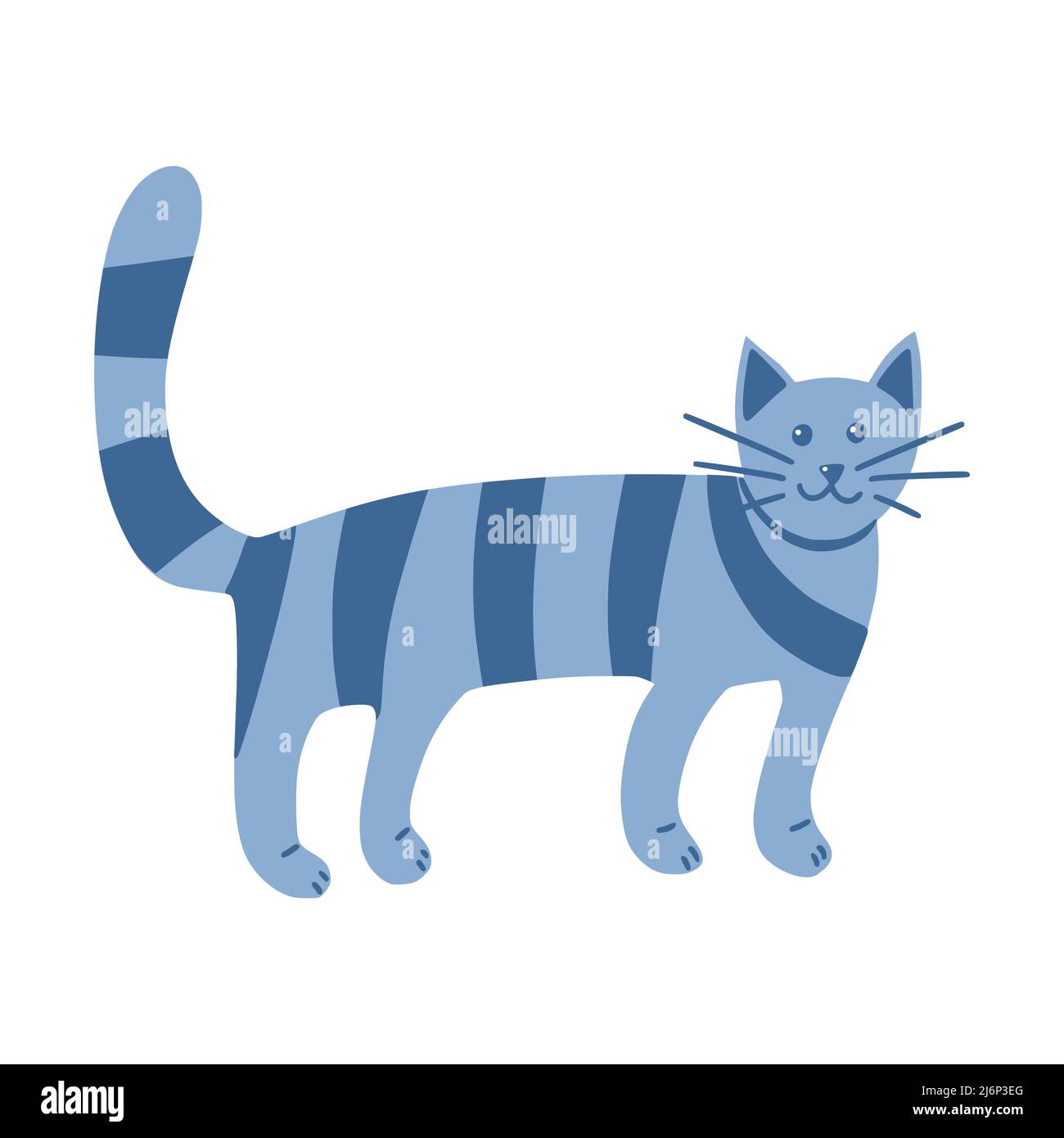 Cat white background stare Stock Vector Images - Alamy