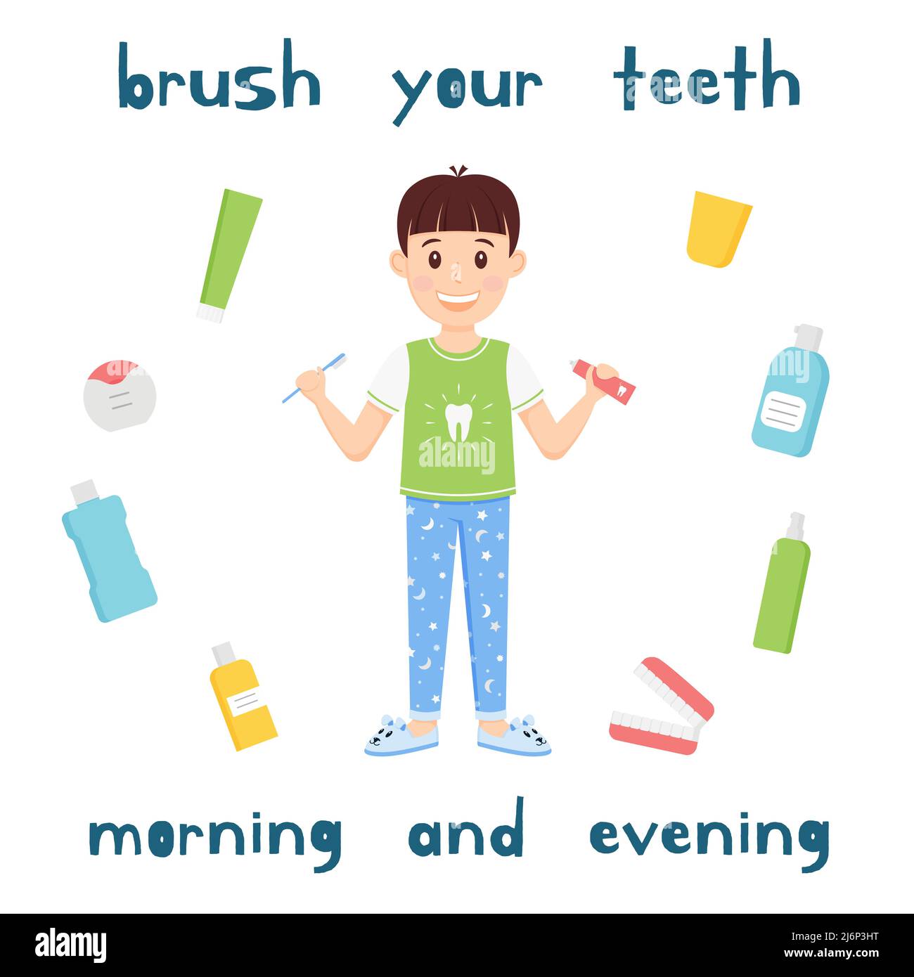 Child hygiene Stock Vector Images - Alamy