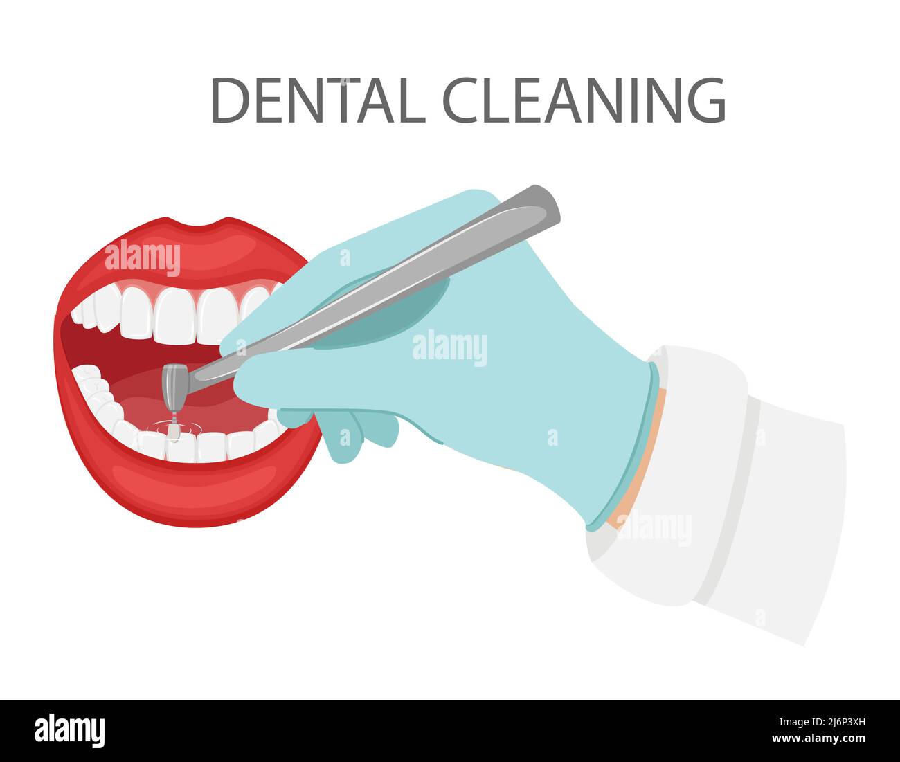 Tooth whitening cleaning stomatology Stock Vector Images - Alamy