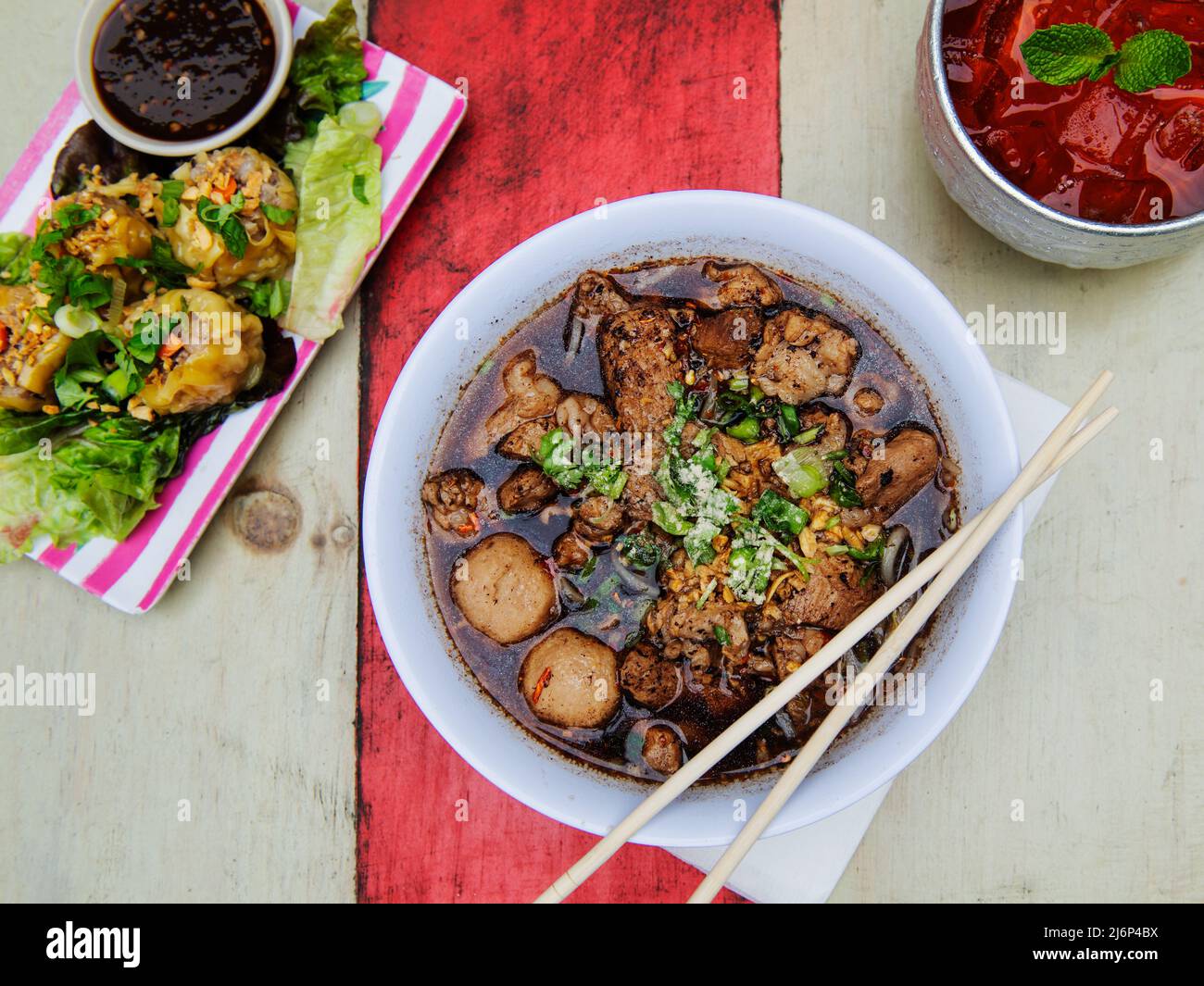 Numtok soup hi-res stock photography and images - Alamy