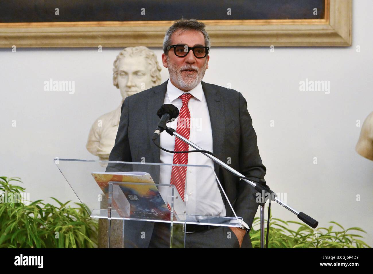 Rome Italy, 3th May, 2022, Domenico Cosentino during the presentation ...