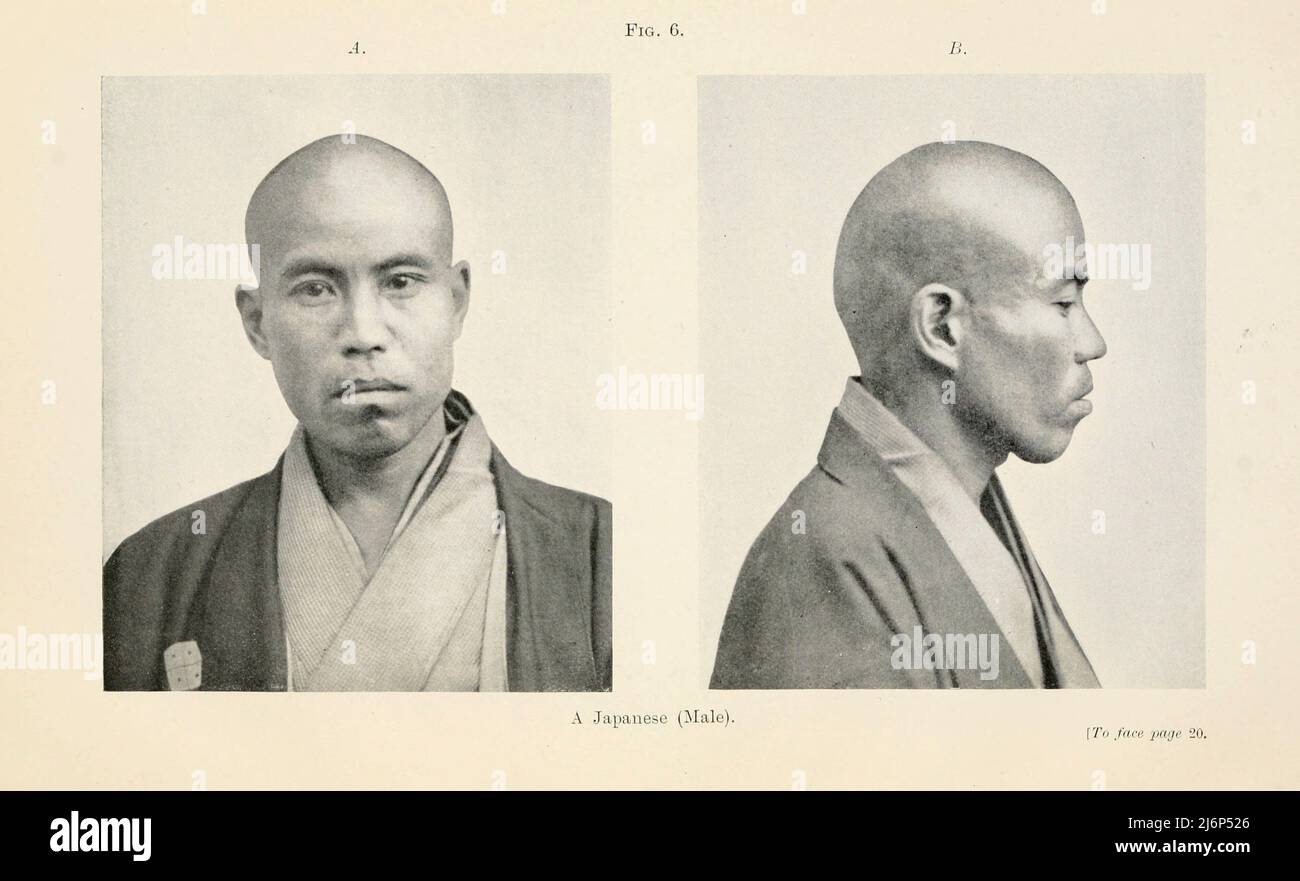 A Japanese (Male) from the book ' Guide to the specimens illustrating ...