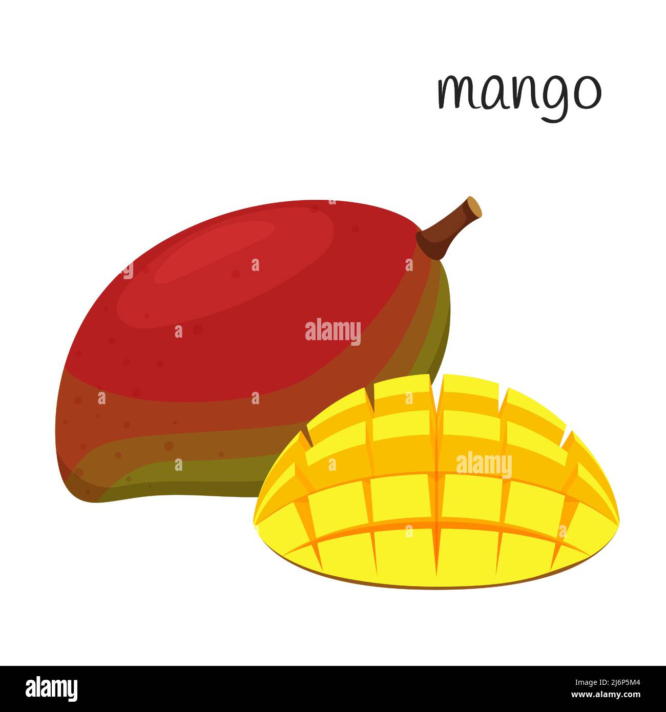 Chopped fruit cut out Stock Vector Images - Alamy