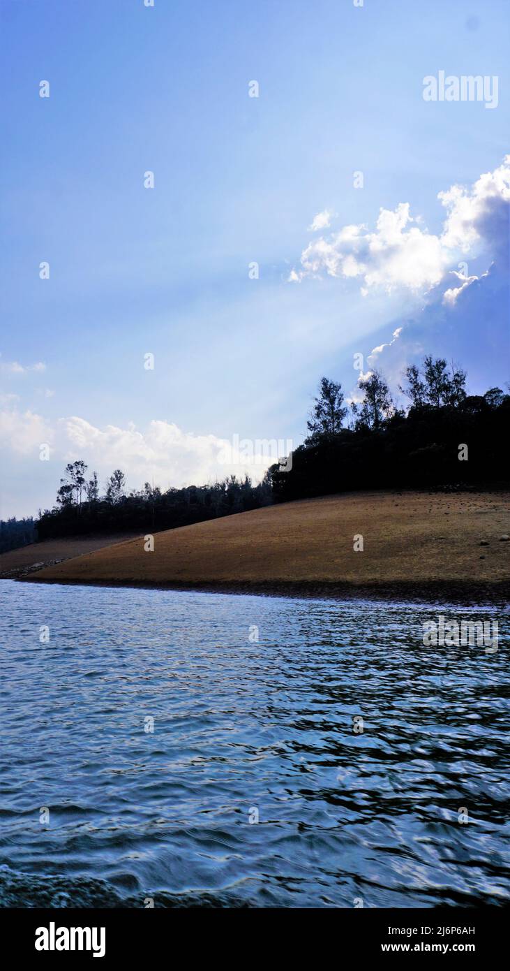 Beautiful view of Pykara Lake, Ooty, Tamilnadu. Awesome scenery of ...