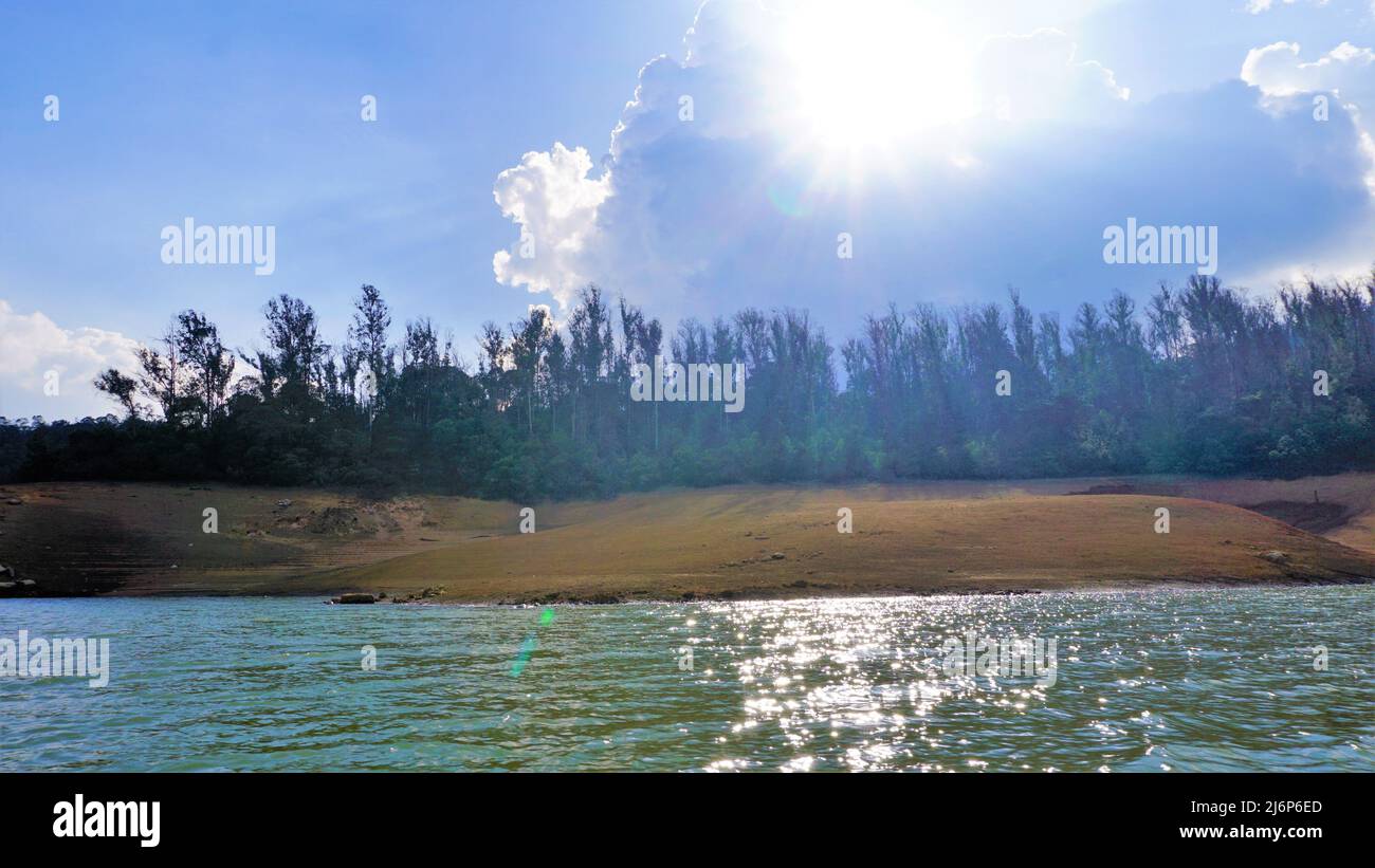 Beautiful view of Pykara Lake, Ooty, Tamilnadu. Awesome scenery of ...