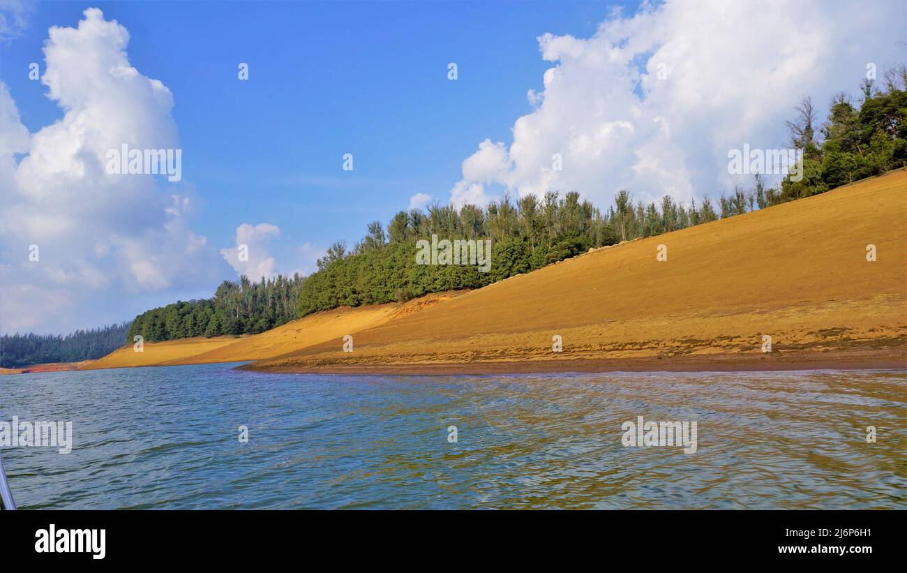 Beautiful view of Pykara Lake, Ooty, Tamilnadu. Awesome scenery of ...