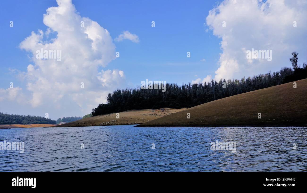 Beautiful view of Pykara Lake, Ooty, Tamilnadu. Awesome scenery of ...