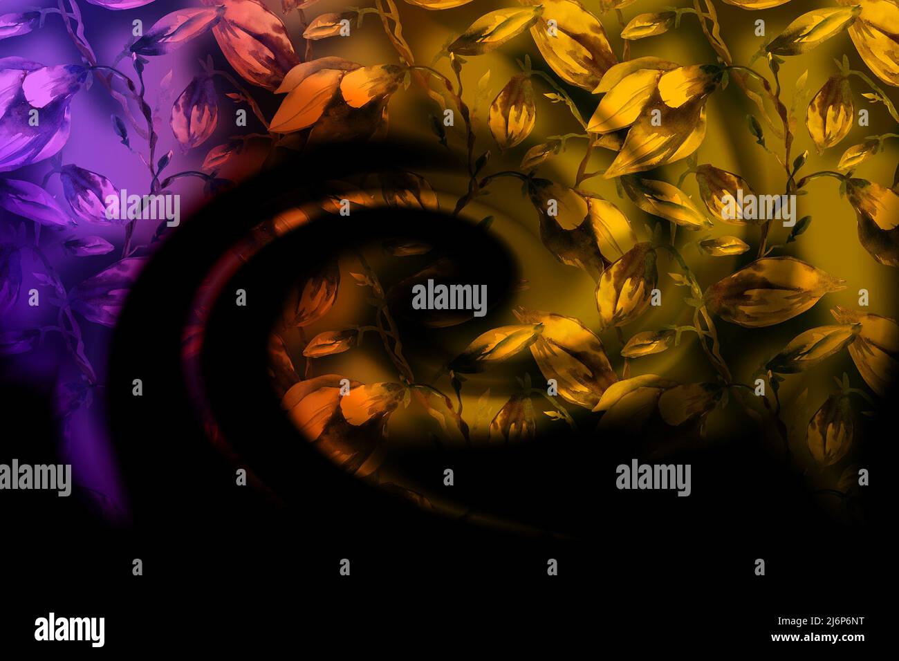 Colorful summer fashion print designs.Textile illustration.Fractal ...