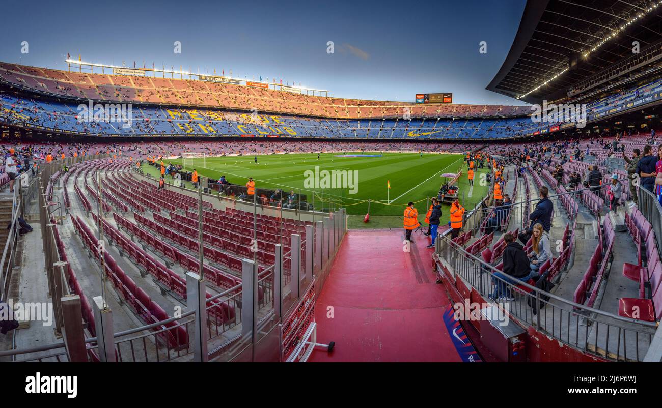 Nou camp stadium view hi-res stock photography and images - Alamy