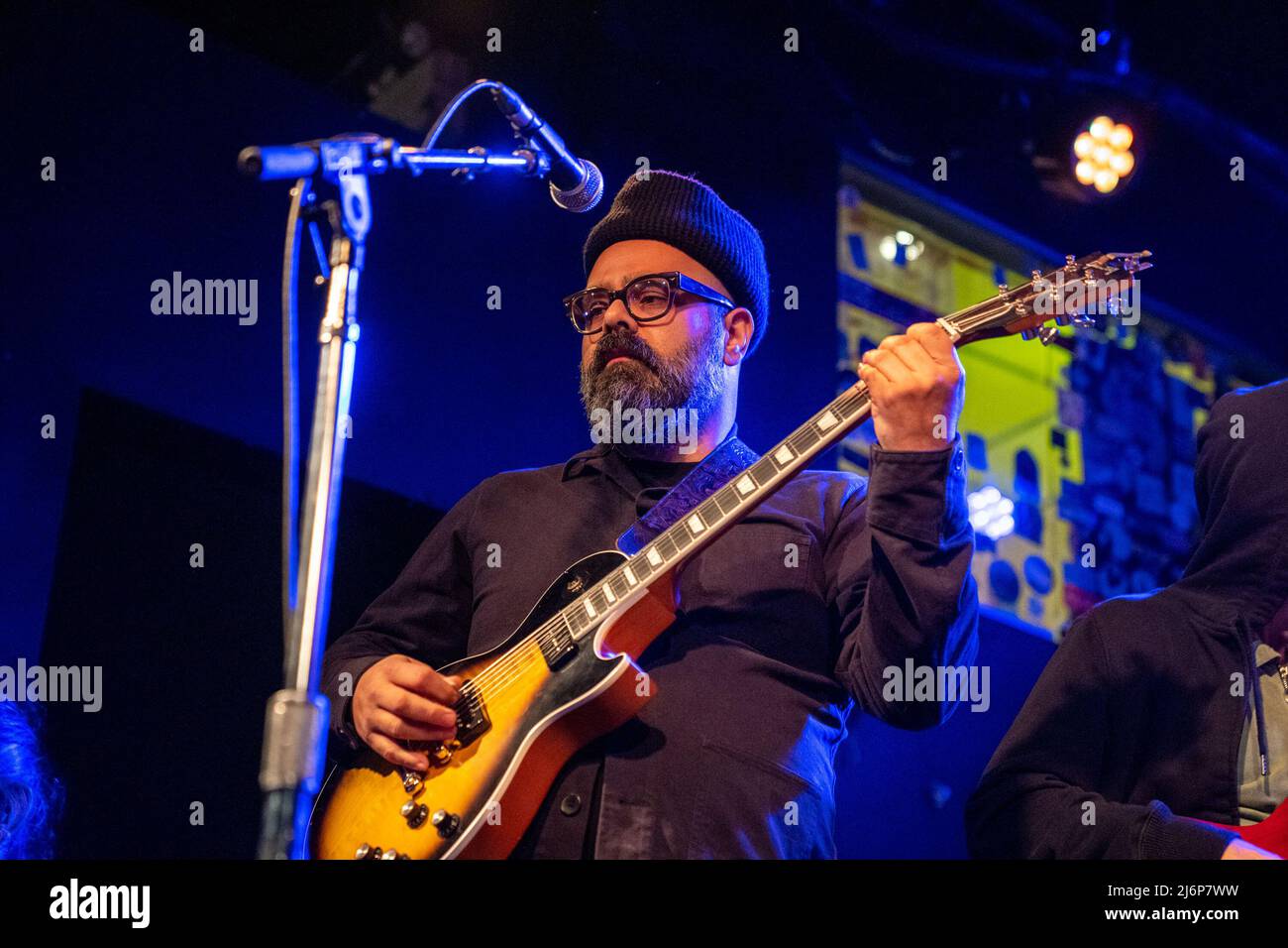 Afro-funk band Antibalas performing at Lee’s Palace in Toronto, Canada ...
