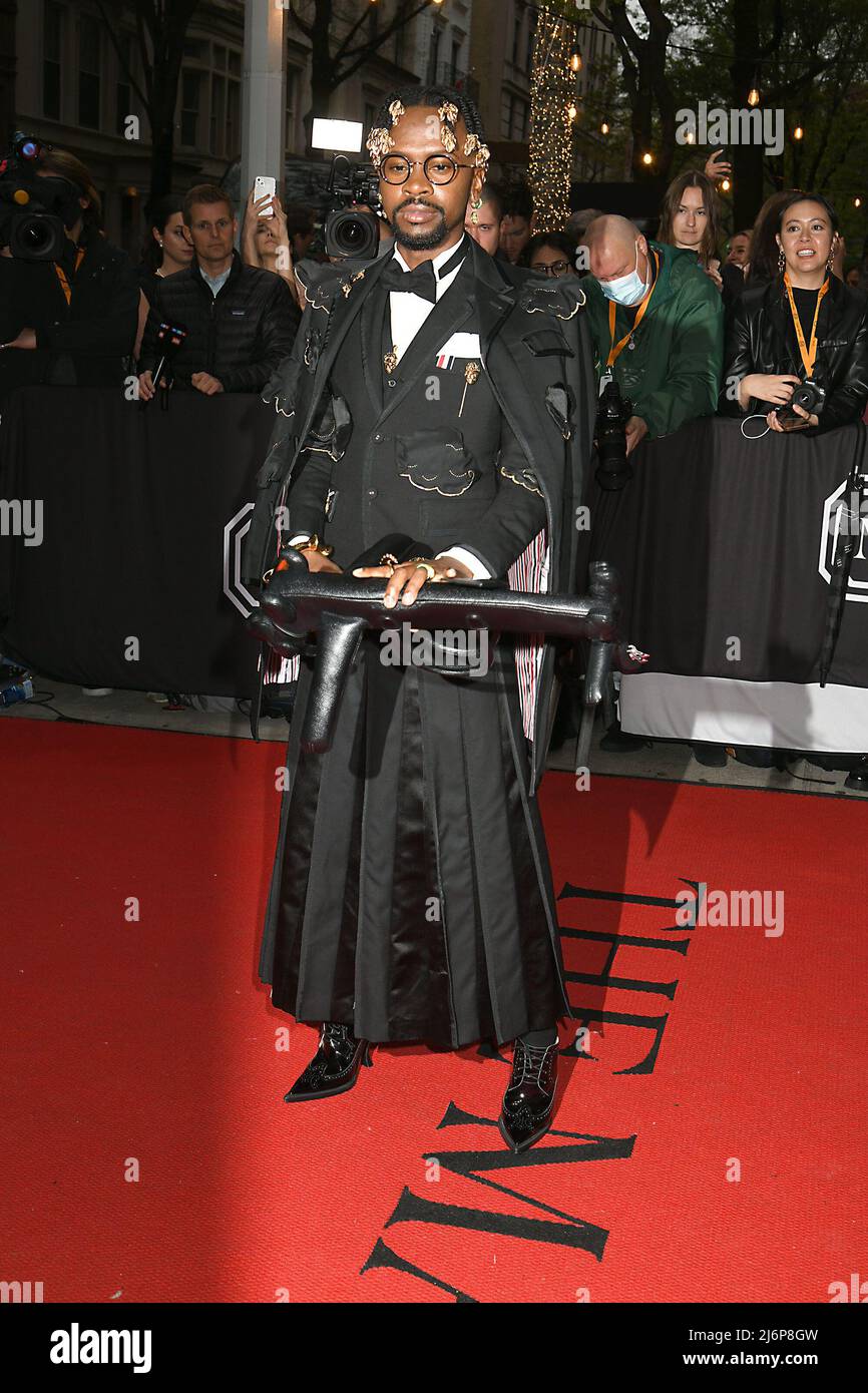 poses for photographers at Departures from The Mark Hotel to The ...