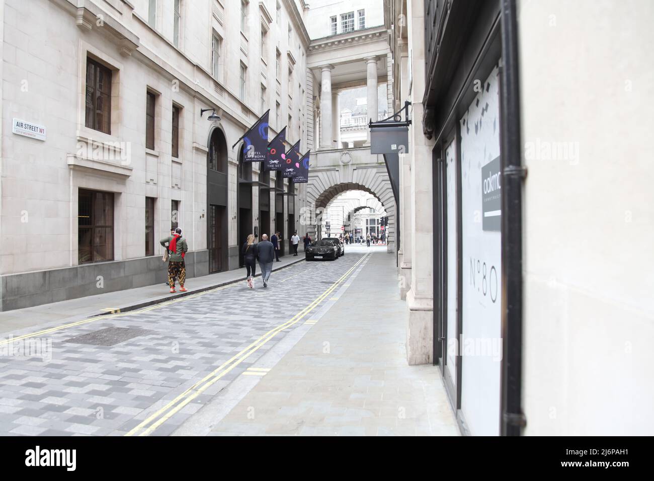 view of Air Street W1, London, England, UK, 2022 Stock Photo - Alamy