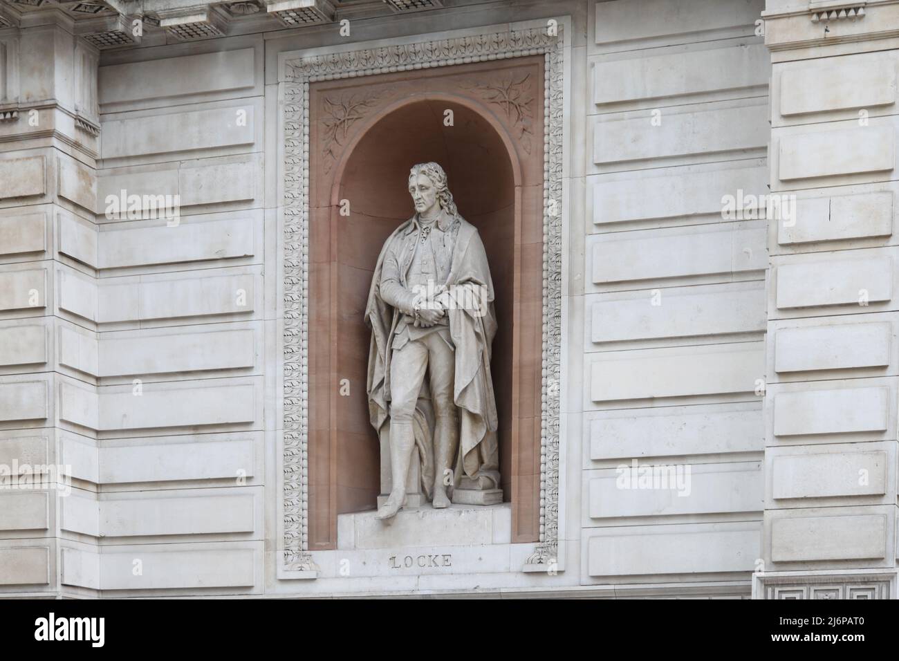 Statue of John Locke at Royal Academy of Arts, London, England, UK ...