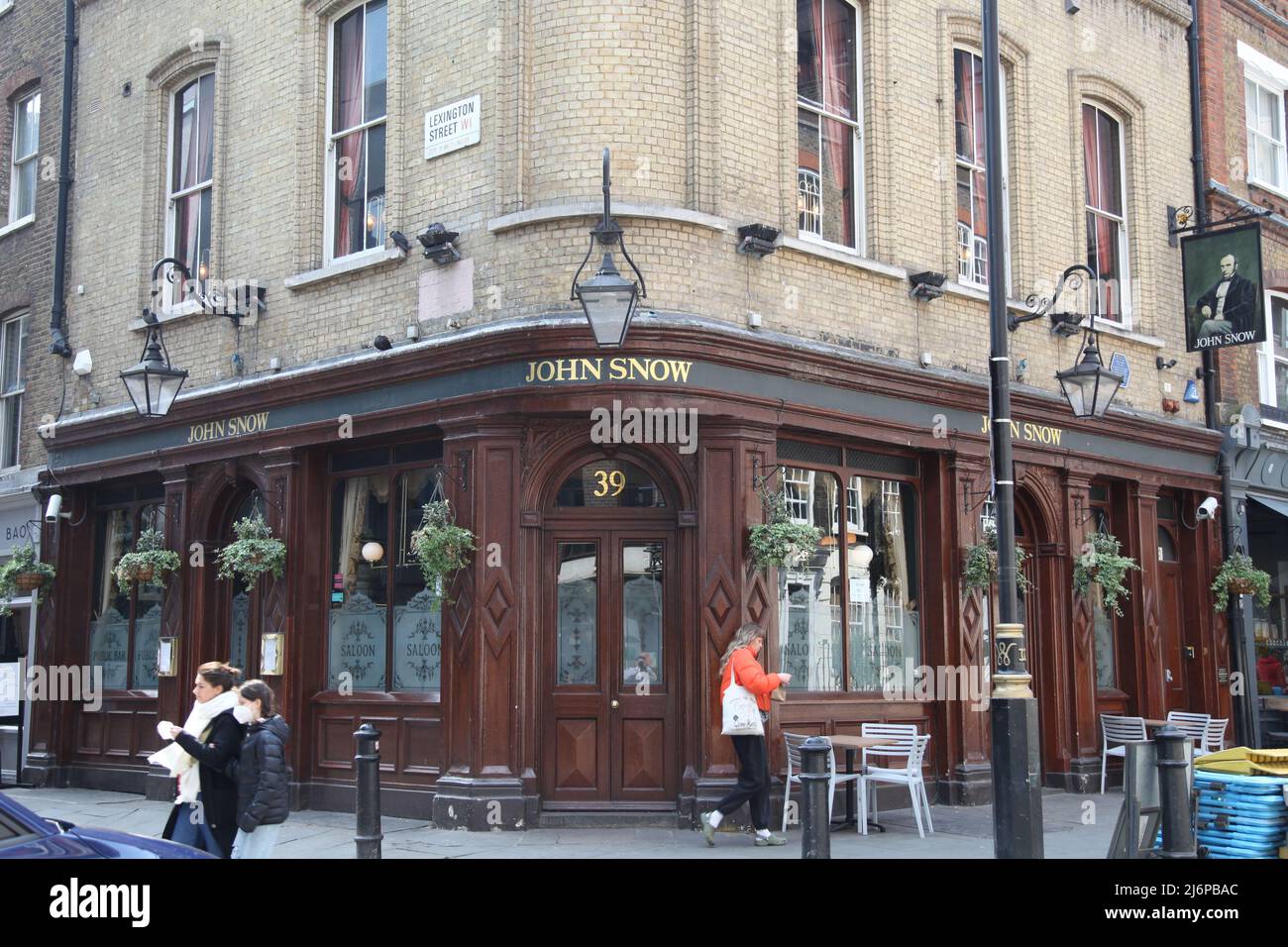 The John Snow public house 'pub' on Broadwick Street, London, England ...