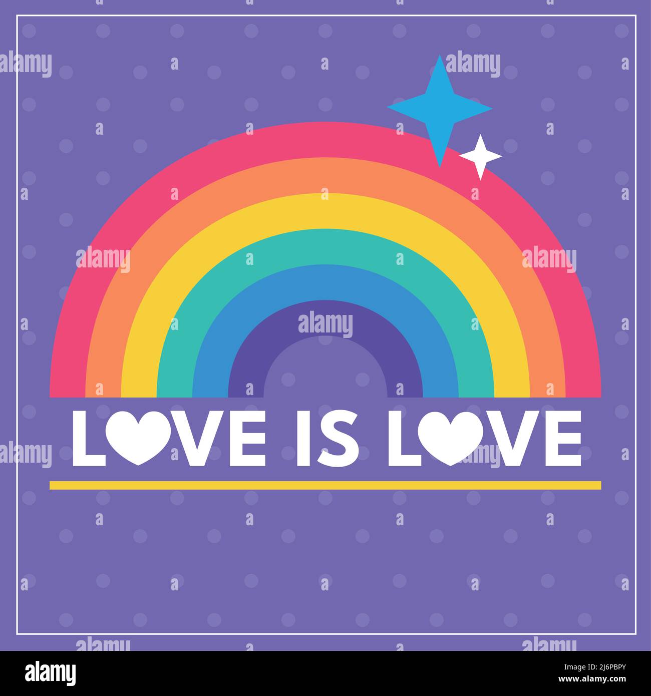 love is love lettering in rainbow Stock Vector Image & Art - Alamy
