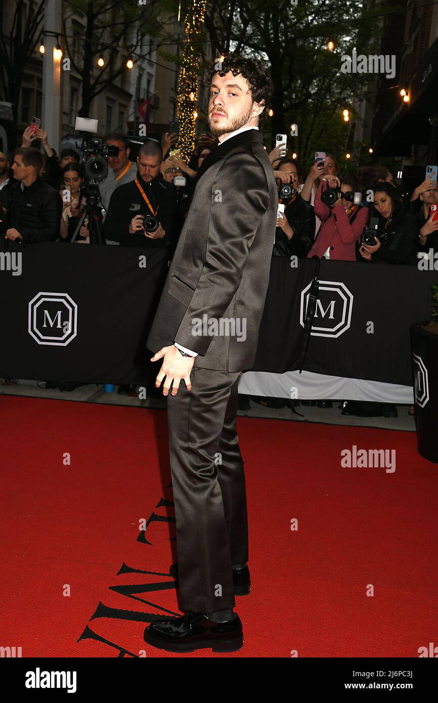 Jack Harlow poses for photographers at Departures from The Mark Hotel ...