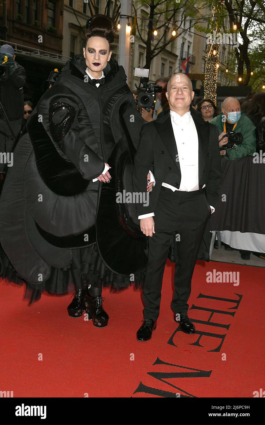 Jordan Roth and husband Richie Jackson poses for photographers at ...