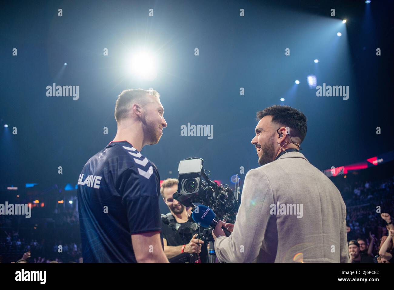 the pro player Gla1ve on stage after they won Stock Photo - Alamy