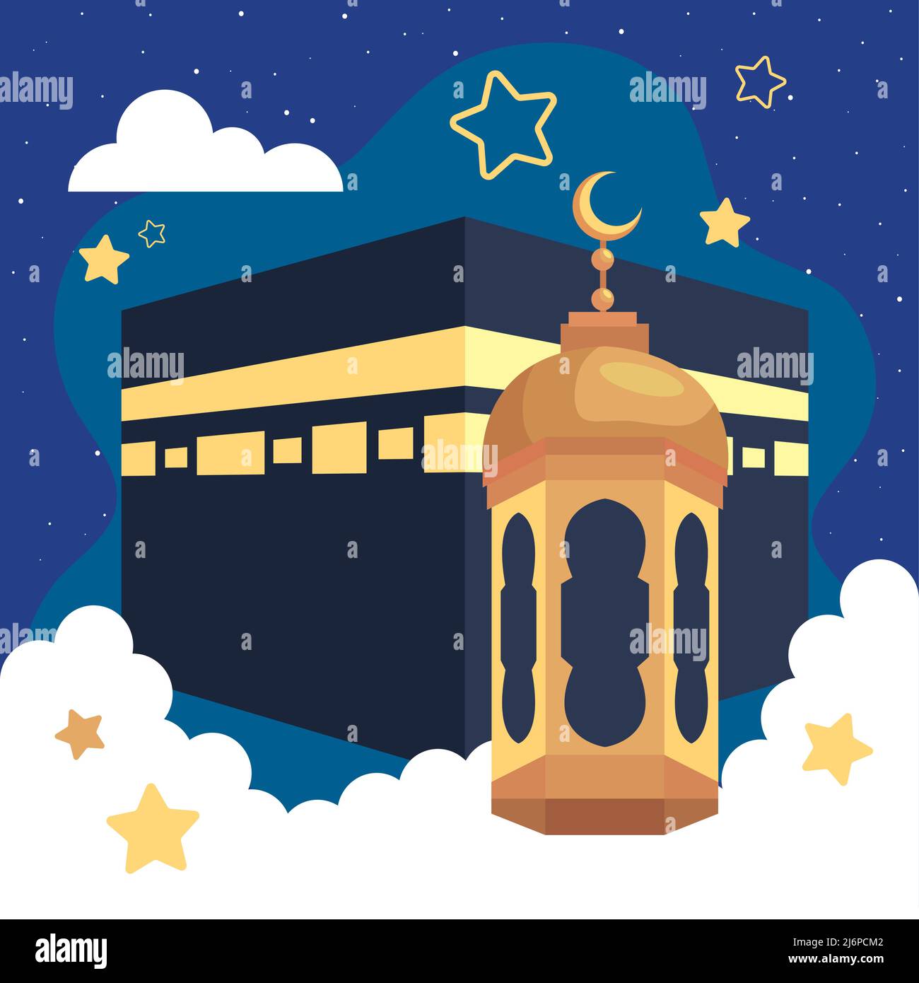 Pilgrimage and muslims Stock Vector Images - Alamy