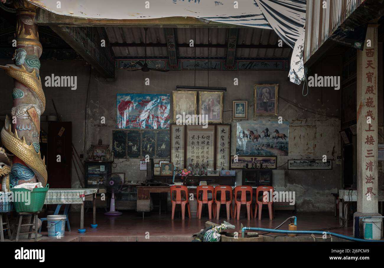 Bangkok, Thailand - Apr 29, 2022 : Architecture interior of Traditional ...