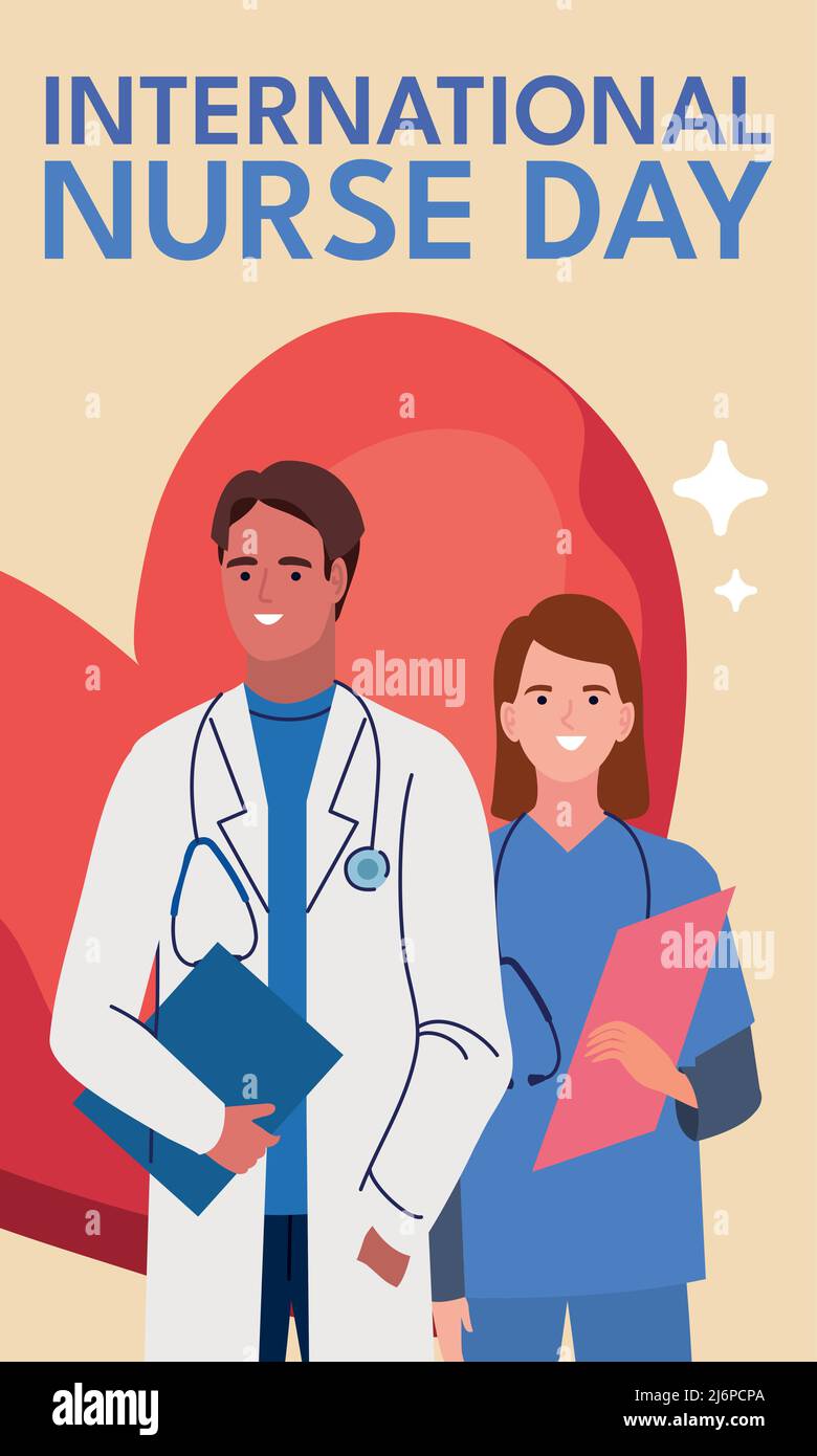 internacional nurse day poster Stock Vector Image & Art - Alamy