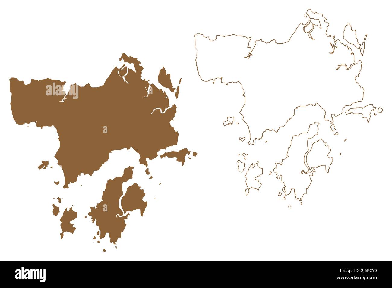 Langkawi Islands (Malaysia, Indian Ocean) map vector illustration ...