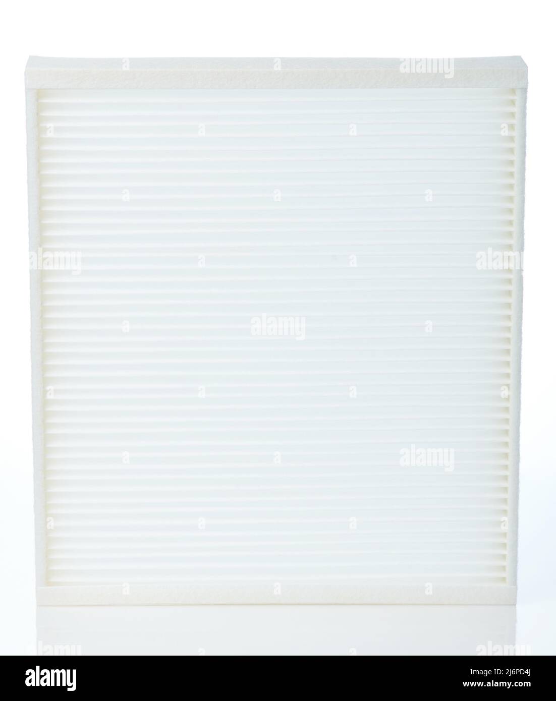 Paper air car filter for replacement isolated on studio background ...